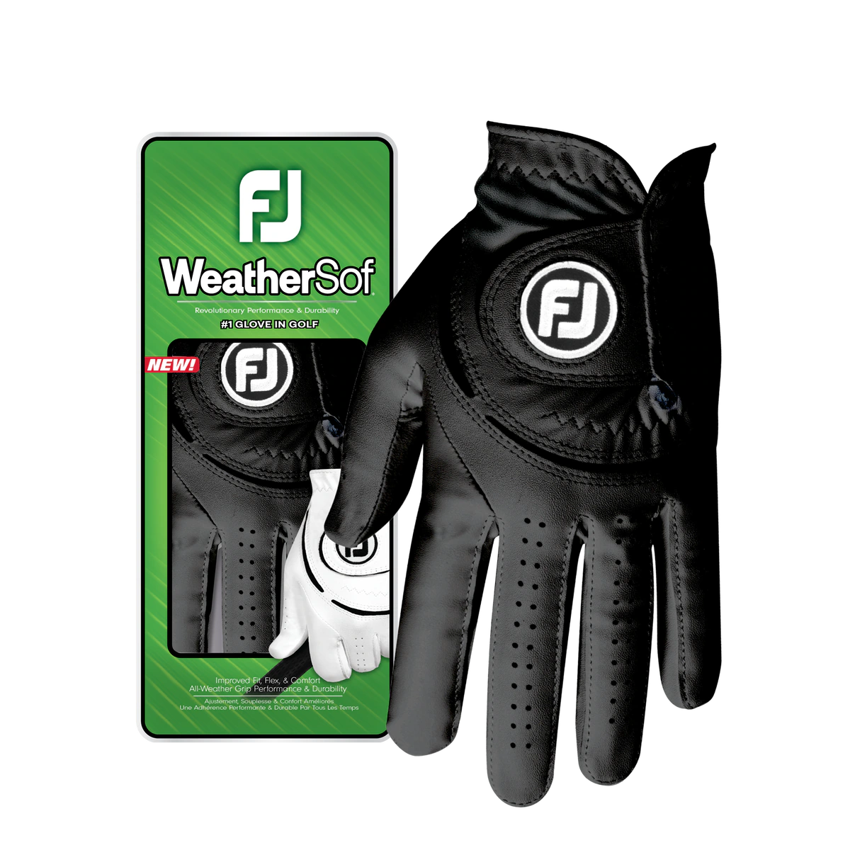 2024 FootJoy WeatherSof Men's Golf Glove - Black – The Clubroom