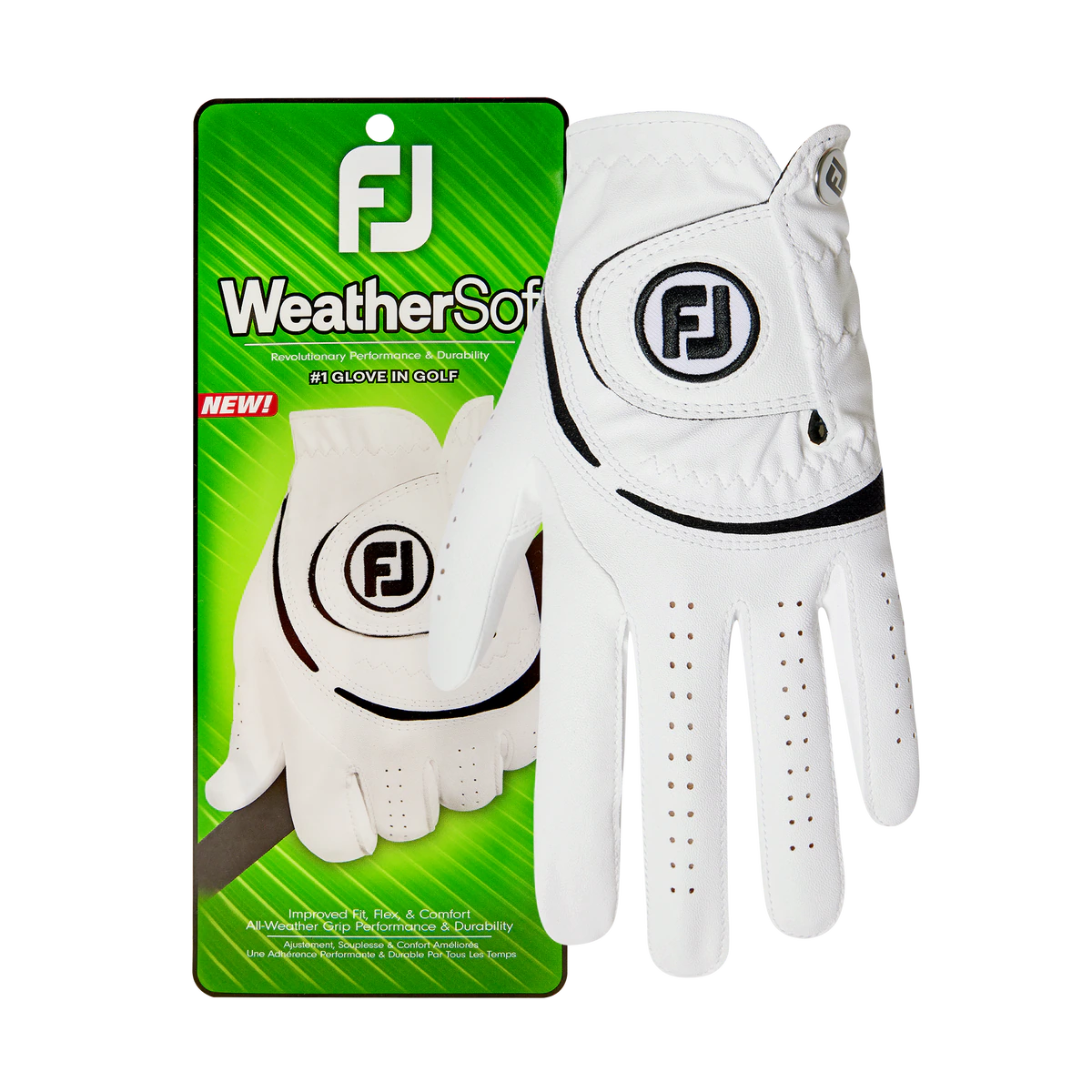 2024 FootJoy WeatherSof Men's Golf Glove - White – The Clubroom