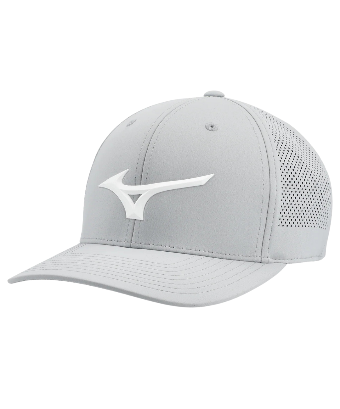 2025 Mizuno Tour Vent Snapback Cap - Light Grey/White – The Clubroom