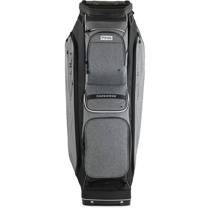 2025 Ping Traverse Cart Bag - Heather Grey/Black – The Clubroom