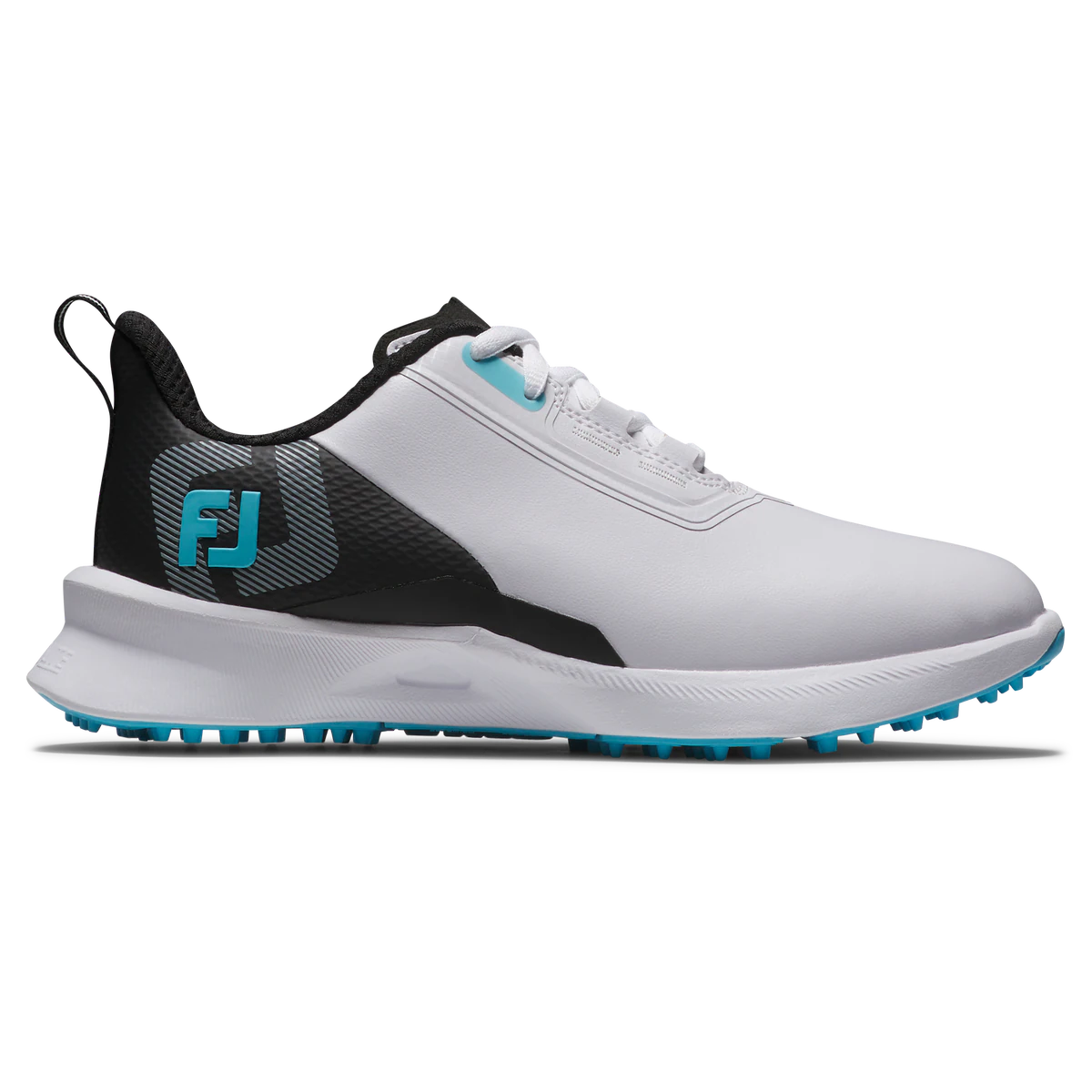 2025 FootJoy Junior Boys Fuel Shoes - White/Black/Blue – The Clubroom