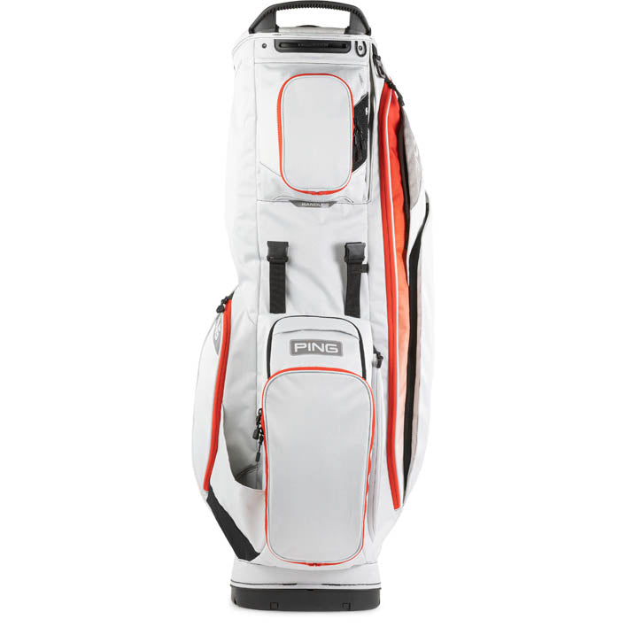 2025 Ping Hoofer 14 Way Stand Bag - Light Grey/Red – The Clubroom