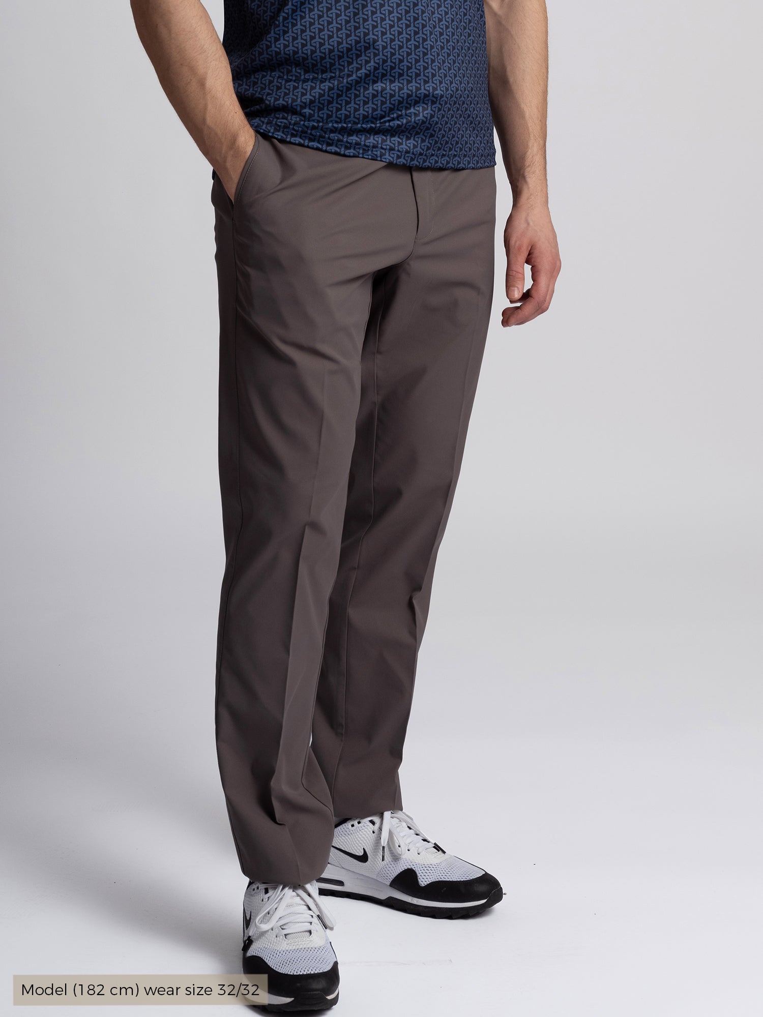 2025 Cross Byron Tech Chino - Newsprint 34 Length – The Clubroom
