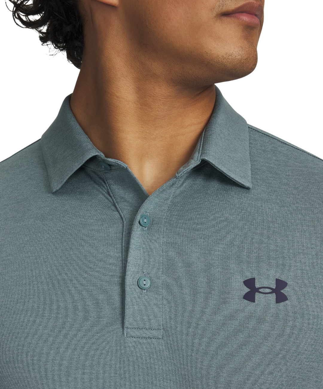 Under Armour Men's Playoff Polo - Jasper Blue/Midnight Navy – The Clubroom