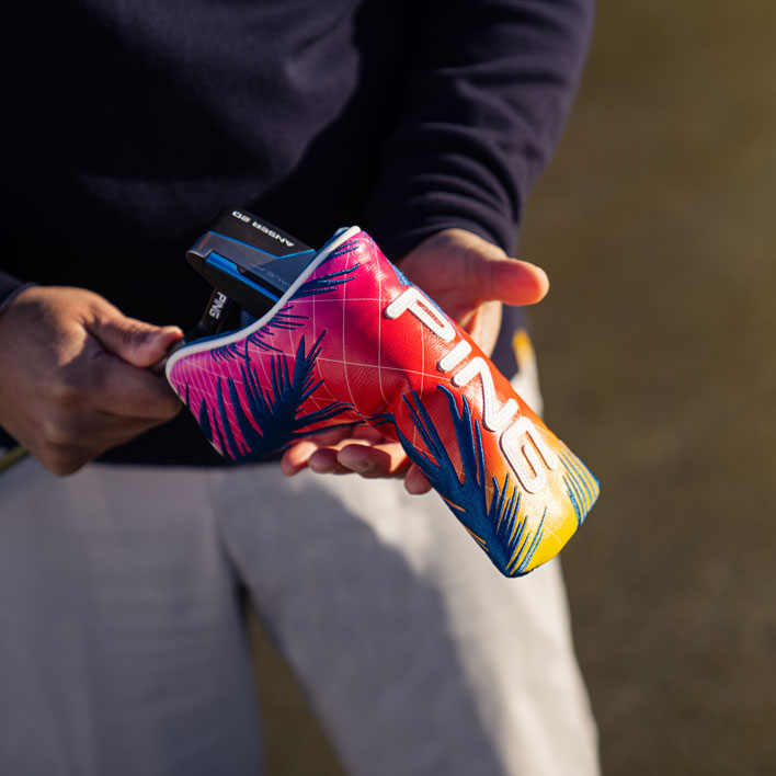 2025 Ping Hawaii Collection Electric Sunset Blade Putter Headcover ...