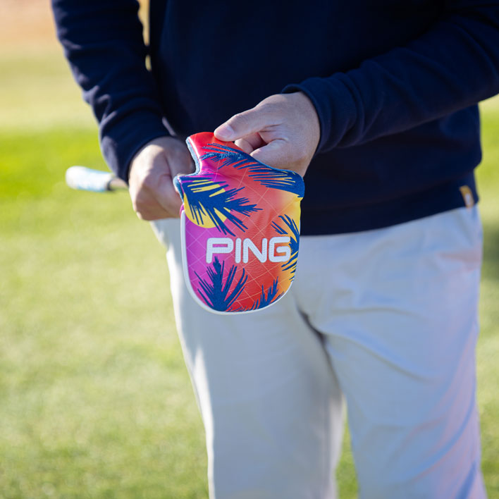 2025 Ping Hawaii Collection Electric Sunset Mallet Putter Headcover ...